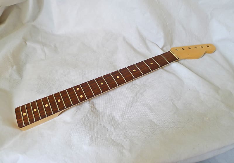 Musikraft 1960 Vintage Telecaster Clay Dots Slab Rosewood | Reverb