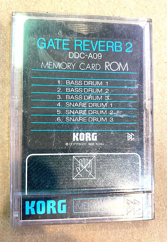 Korg DDC-A09 Gated Reverb 2 Rom for DDD-1 Drum Machine | Reverb