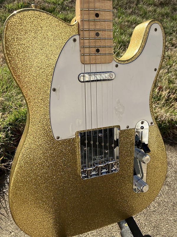 1994 Fender Custom Shop Telecaster - Gold Sparkle | Reverb
