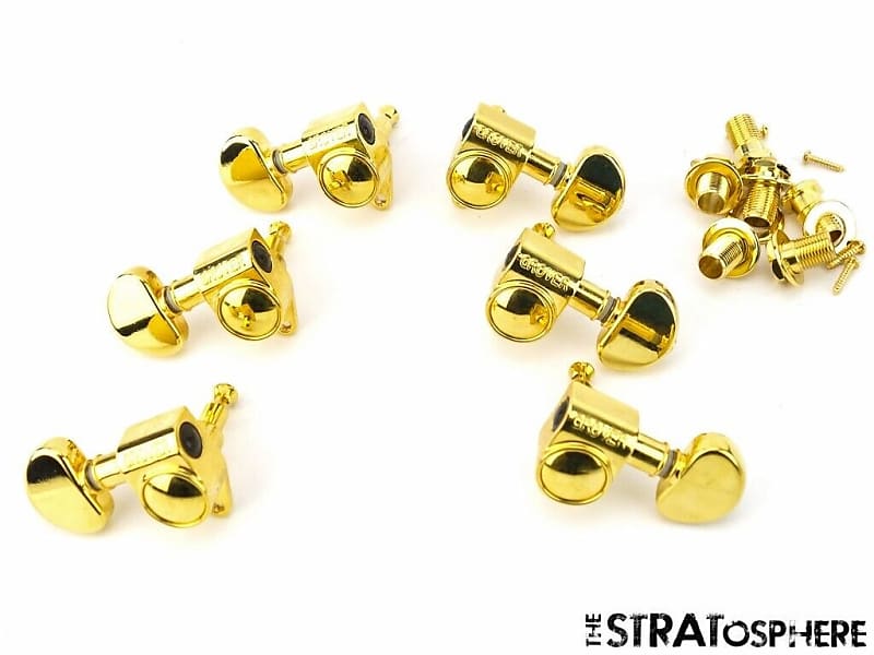 6 Grover Rotomatic TUNERS Tuning Pegs Guitar Epiphone Joe | Reverb