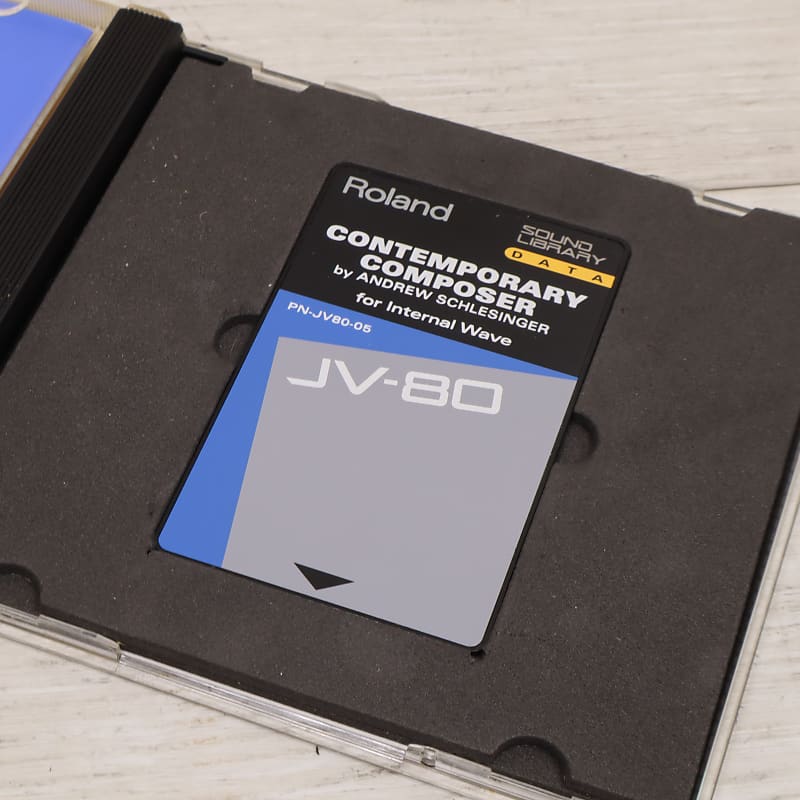 Roland PN-JV80-05 Contemporary Composer Data Card for | Reverb