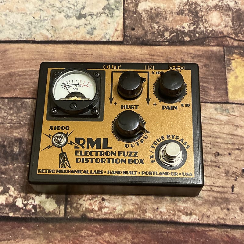 Retro Mechanical Labs Electron Fuzz Distortion Box - Bronze | Reverb