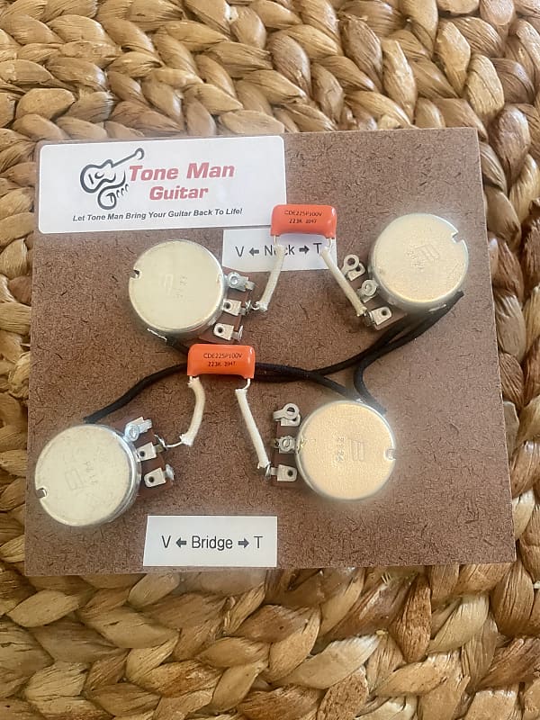 Tone Man Guitar Wiring Harness 2021 | Reverb