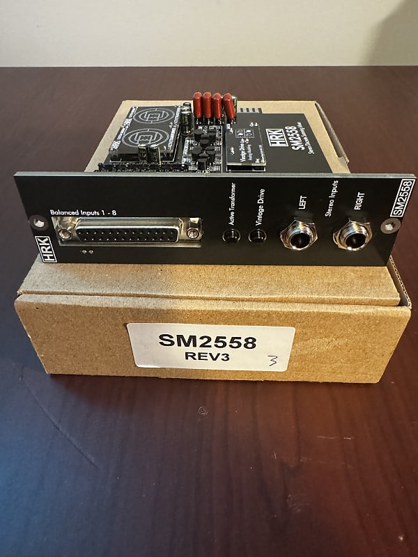 HRK SM2558 Active Stereo Discrete 10 Input Summing Mixer | Reverb