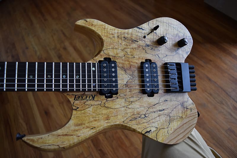 Kiesel Vader 6 string, Spalted maple top , Gorgeous satin | Reverb