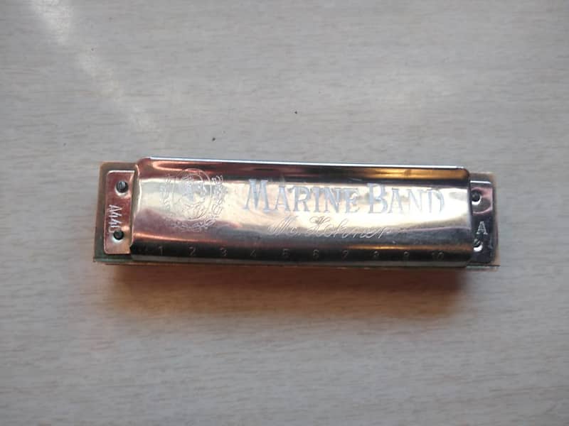 Hohner Marine Band Harmonica in Key of A 1871-1881 | Reverb