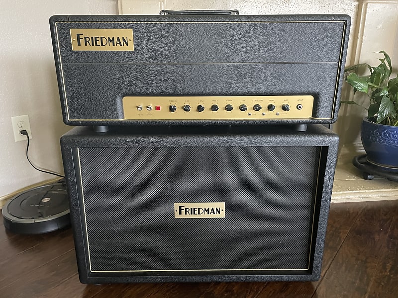 Friedman Brown Eye BE100 2014 with matching 2x12 V30 cabinet | Reverb