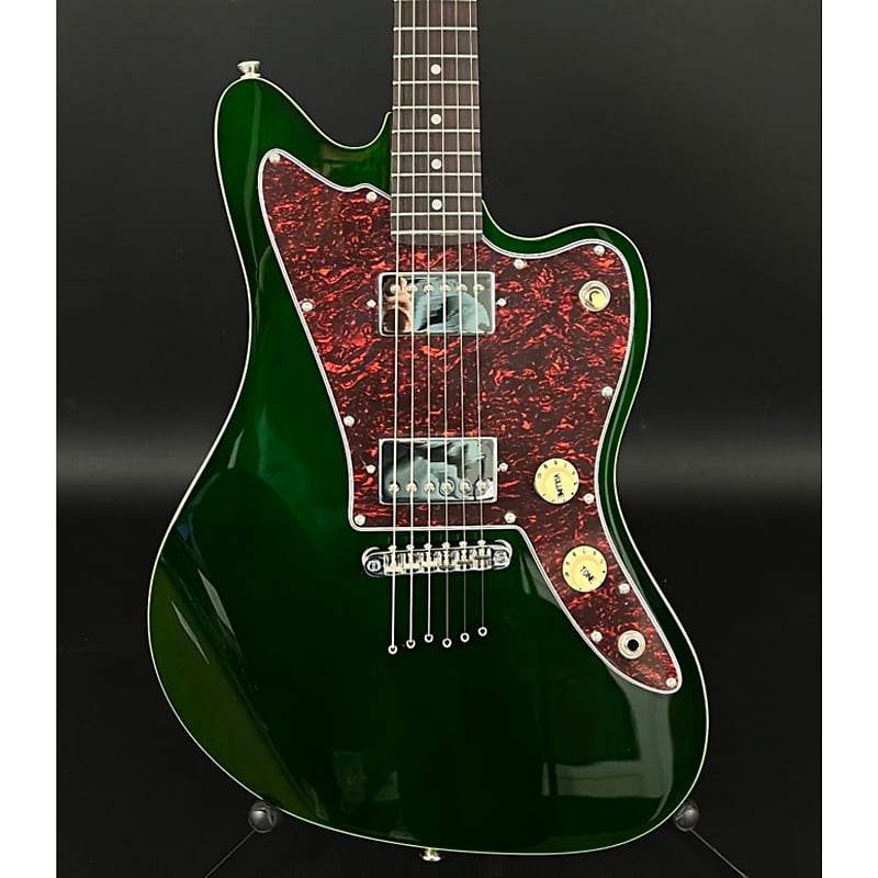 Jet JJ-350 Offset Electric Guitar - Green | Reverb