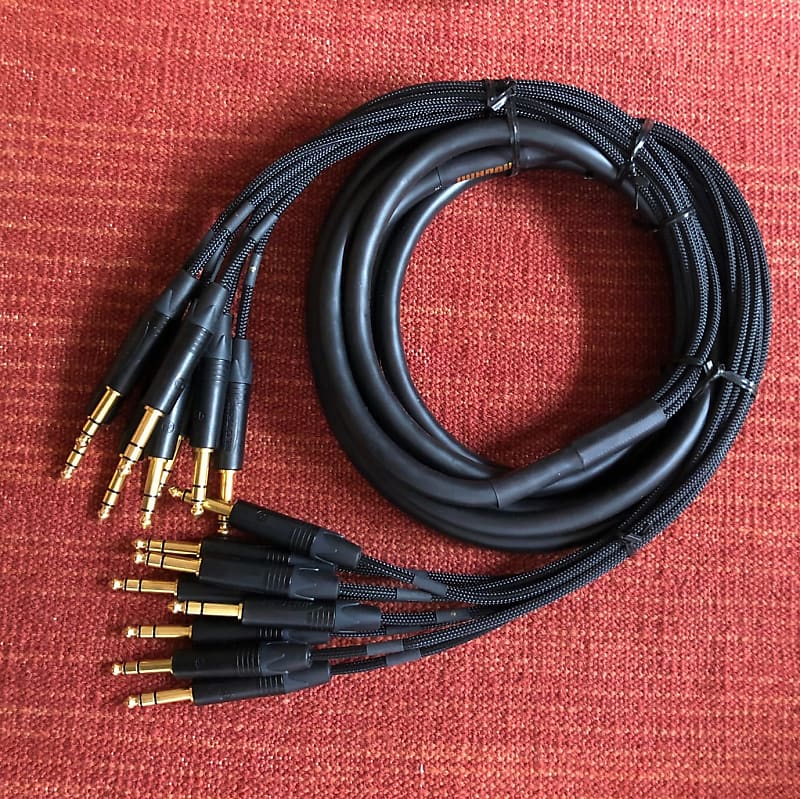 Mogami Branded Mogami Gold 8 TRSTRS-15 1/4" TRS Snake - 15FT | Reverb