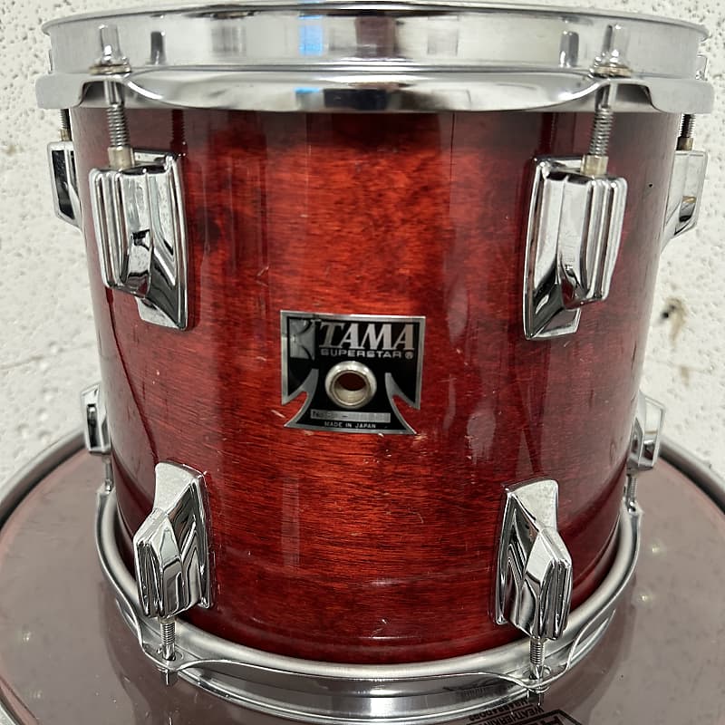 Tama Superstar 10x9 Tom 1980s - Cherry Wine | Reverb