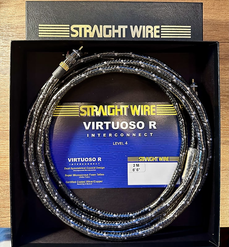 Open Box Straight Wire - Level 4 - Virtuoso R Interconnect - | Reverb