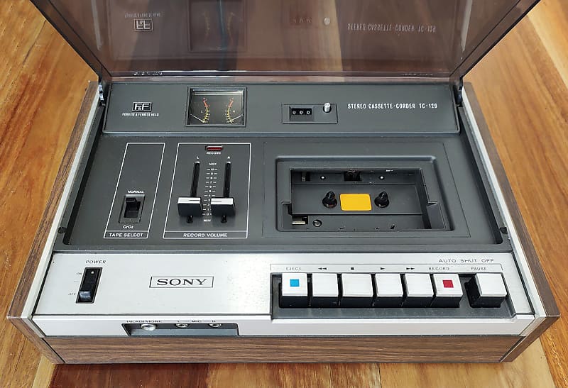 Vintage Sony TC-129 Stereo Cassette Deck | Reverb Australia