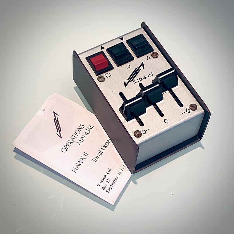 1970s original S.HAWK LTD. HAWK II 2 Treble Booster and Tonal | Reverb