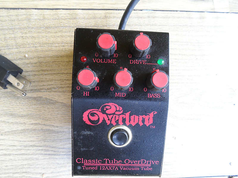 Vintage Overlord Tube Overdrive Guitar Effect Pedal | Reverb