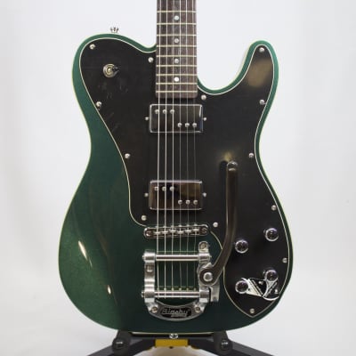 Schecter Diamond Series Tele with Bigsby Bridge, Green (Used) | Reverb