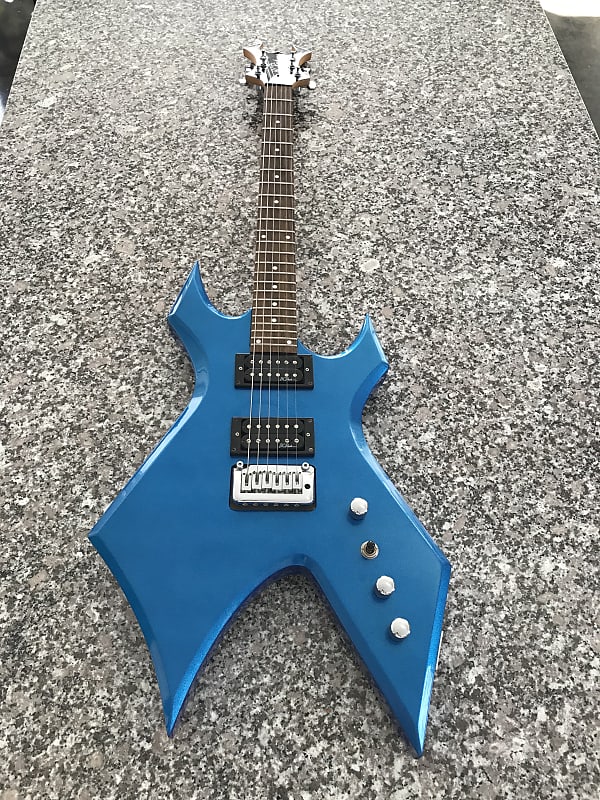 Bc rich Warlock platinum series 2000’s? Blue | Reverb
