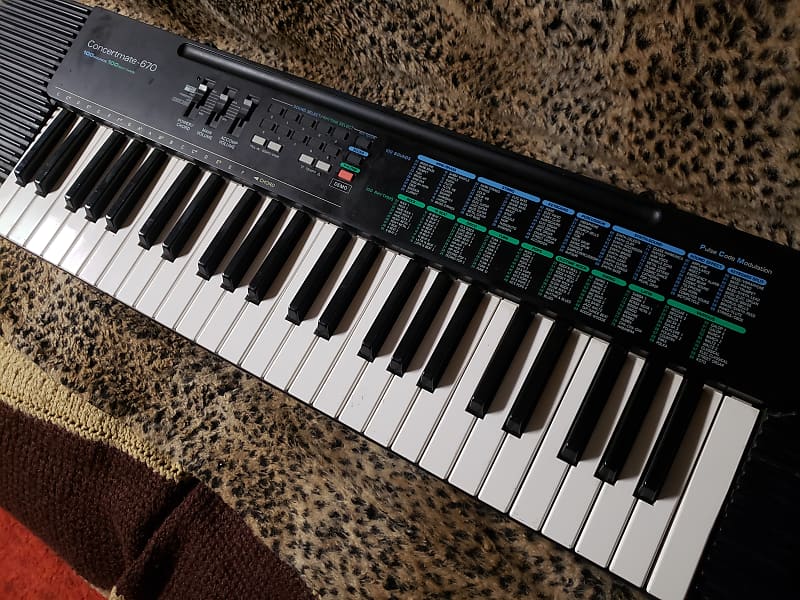 Vintage RadioShack Concertmate 670 Keyboard (Casio CA-100), | Reverb