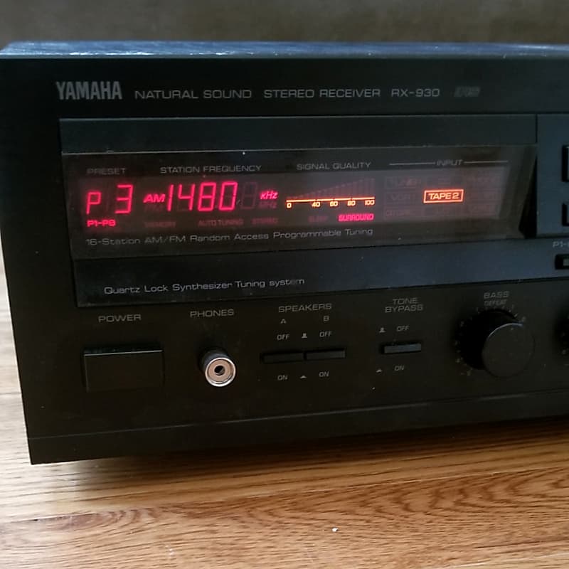 Yamaha RX-930 Stereo Receiver BLACK | Reverb
