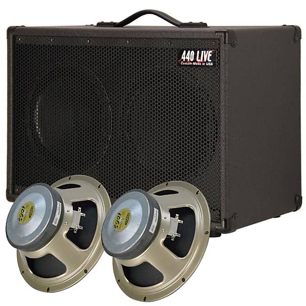 2x10 Guitar Spkr Cabinet W/Celestion G10 Speakers Charcoal | Reverb