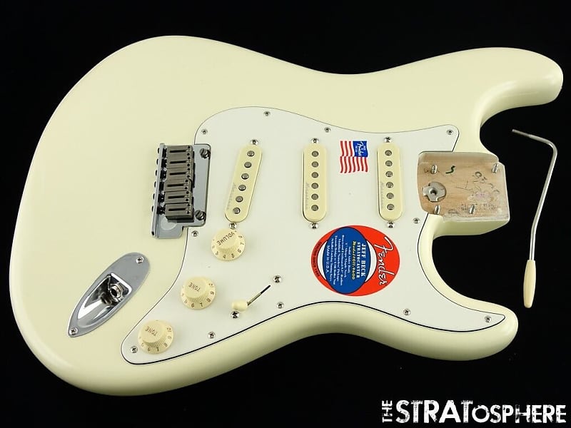 LOADED 2022 American Fender JEFF BECK Strat BODY Stratocaster | Reverb
