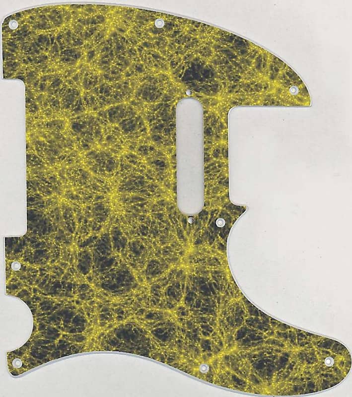 Graphical pickguard Fender Telecaster Tele Standard 8 Hole | Reverb