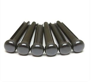 Graphtech TUSQ PP-2100-01 Traditional Black Bridge Pins No | Reverb