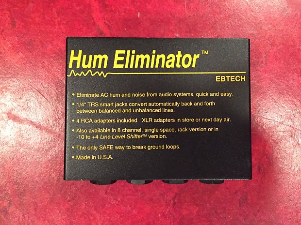 Ebtech HE-2 Hum Eliminator Two Channel Hum Eliminator | Reverb