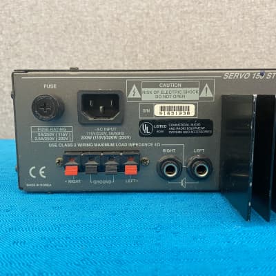 Samson Servo-150 Studio Stereo Rack Mount Power Amplifier - | Reverb