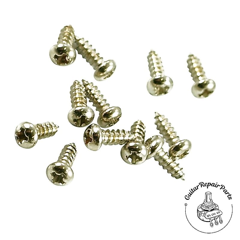 Screws For Truss Rod Covers #2 x 1/4 Phillips Round Head (12 | Reverb