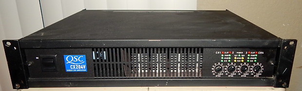 QSC CX204V 4 channel power amplifier | Reverb