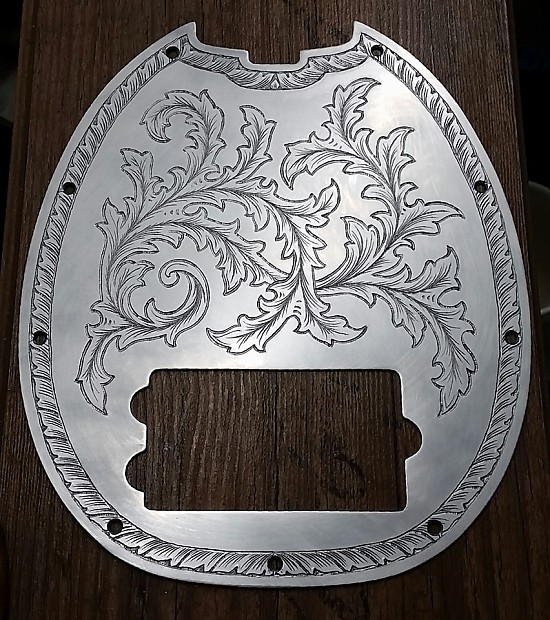 Handmade metal pickguard for Music Man Stingray bass 4 | Reverb UK