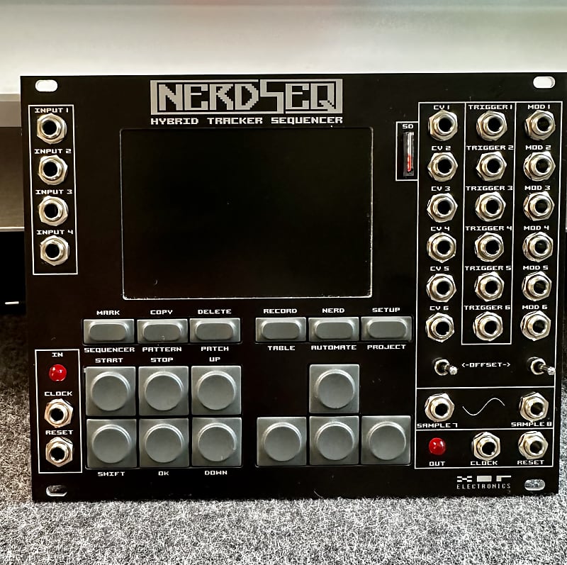 XOR Electronics Nerdseq Hybrid Tracker Sequencer 2022 - Black | Reverb