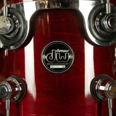 DW Performance Cherry Stain Drum Set | Reverb
