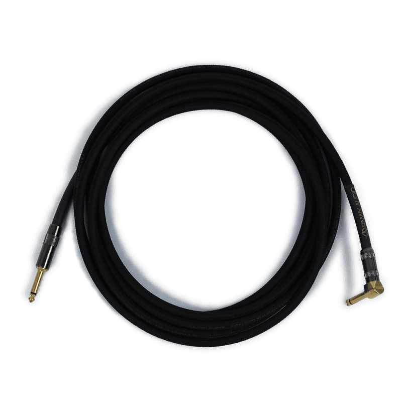 Runway Audio 15ft Black-Out ST-RA Instrument Cable Black | Reverb