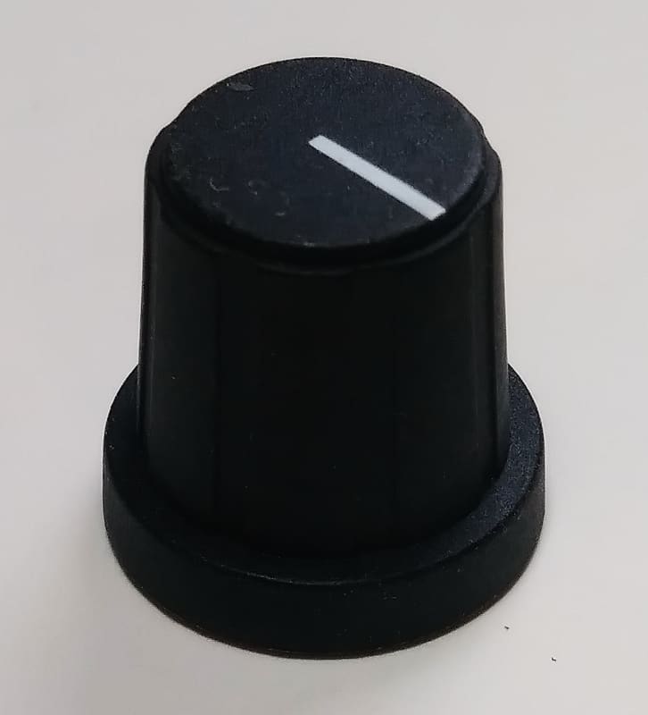 Crate(?) DOD(?) Amp or Pedal Knob - Black w/ Black Cap | Reverb