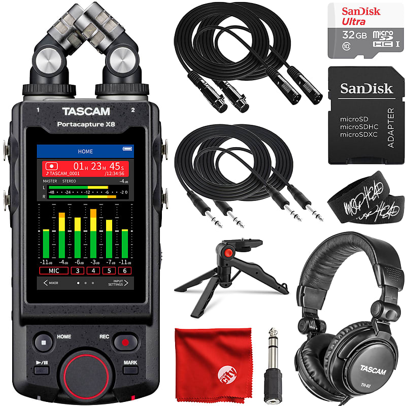 Tascam Portacapture X8 Handheld Multitrack Recorder with | Reverb
