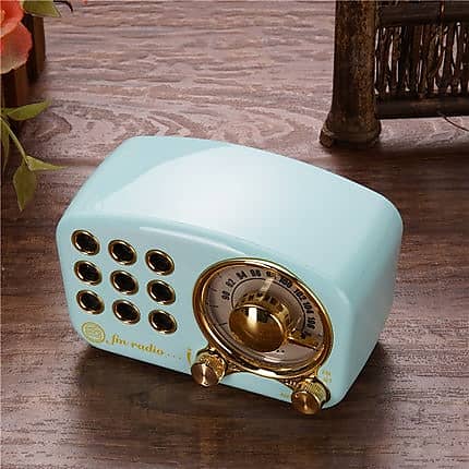 Vintage Radio - Blue | Reverb