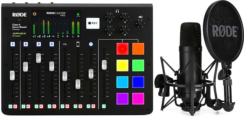 Rode RODECaster Pro Podcast Production Studio Bundle with | Reverb