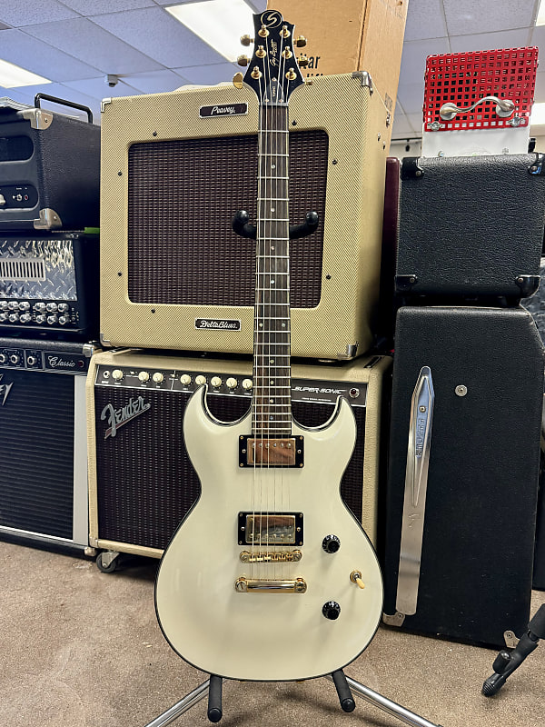 Samick Greg Bennett Torino - Sparkle White | Reverb