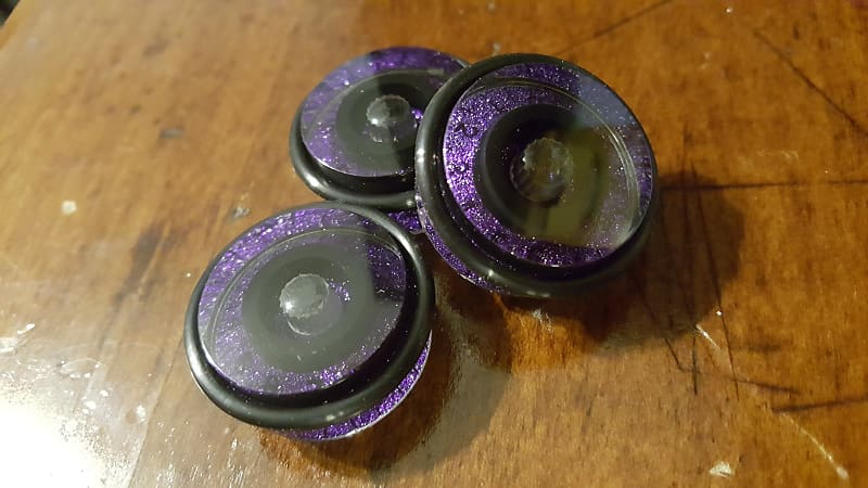 JAT CUSTOM GUITAR PARTS 3 Speed Grip Speed Knobs... Purple | Reverb