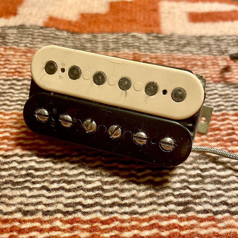 Vintage Gibson Patent Stamped Zebra T-Top Humbucker Pickup | Reverb