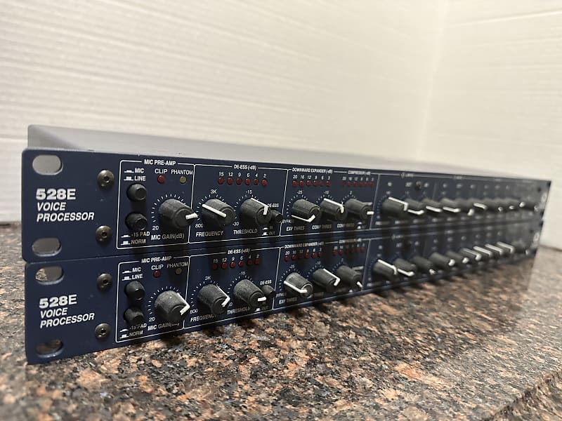 Two Symetrix 528E CHANNEL STRIP: MIC PREAMP, | Reverb Australia