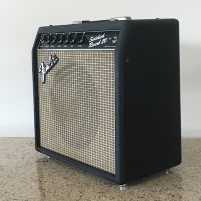 1986 Vintage Fender Sidekick Reverb 20 Blackface Spring | Reverb