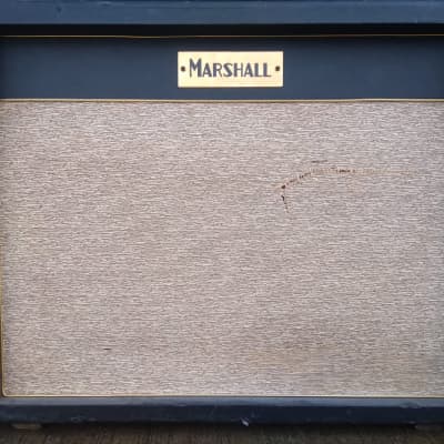 Marshall Block Logo 2+12 Speaker cabinet , G12 Alnicos 1965 - | Reverb