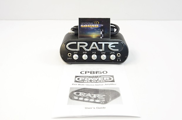 Crate CPB150 PowerBlock Stereo Guitar Amplifier Head - 150 | Reverb