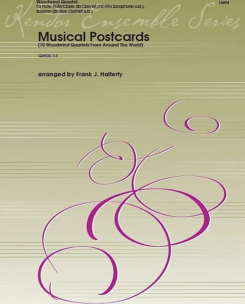 Musical Postcards (10 Woodwind Quartets From Around The | Reverb
