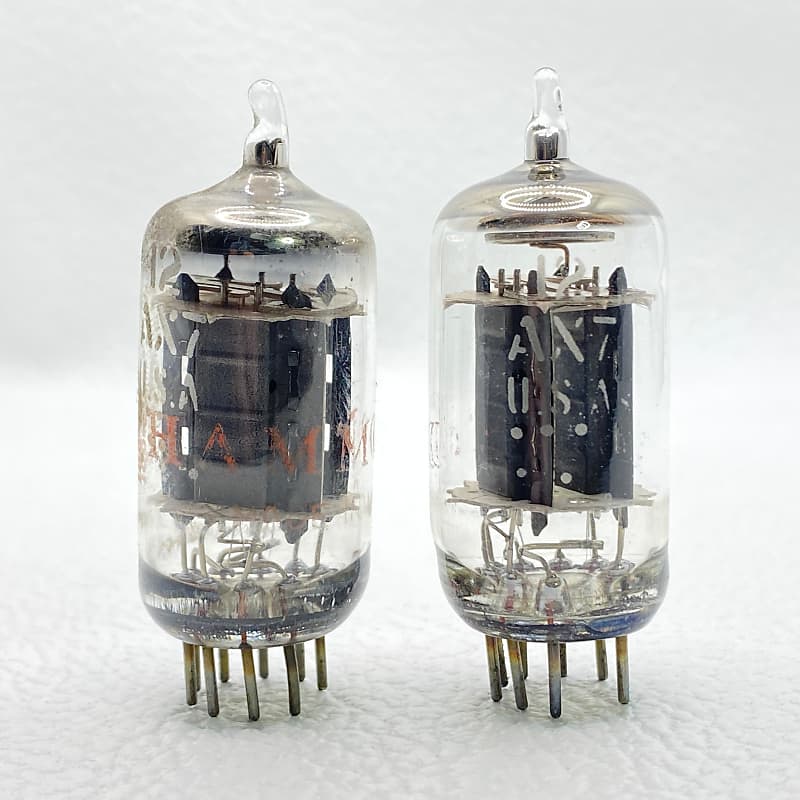 GE / Hammond 12AX7 Vintage Preamp Vacuum Tubes Matched Pair | Reverb