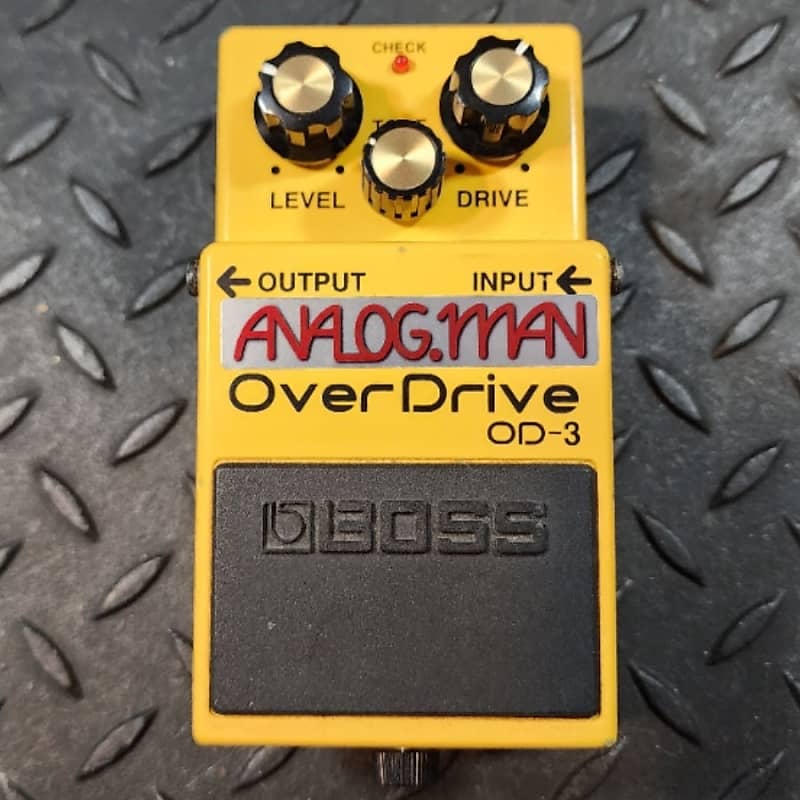 Boss OD-3 Overdrive Analogman Modded Super Mod | Reverb UK