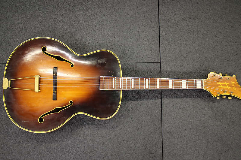 Levin Royal Deluxe arch top acoustic Plek'd and set up | Reverb