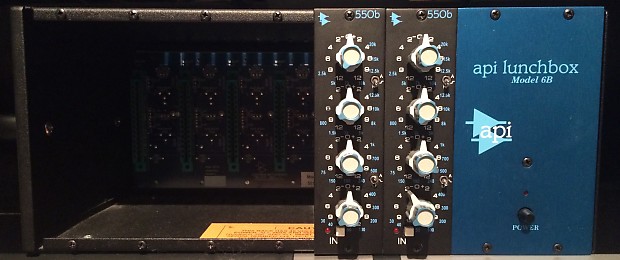 API 550b EQ x 2 and API Lunchbox Model 6B | Reverb